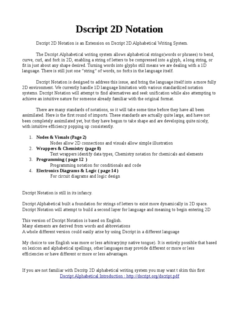 Dscript 2D Notation | Download Free PDF | Logic Gate | Ethanol
