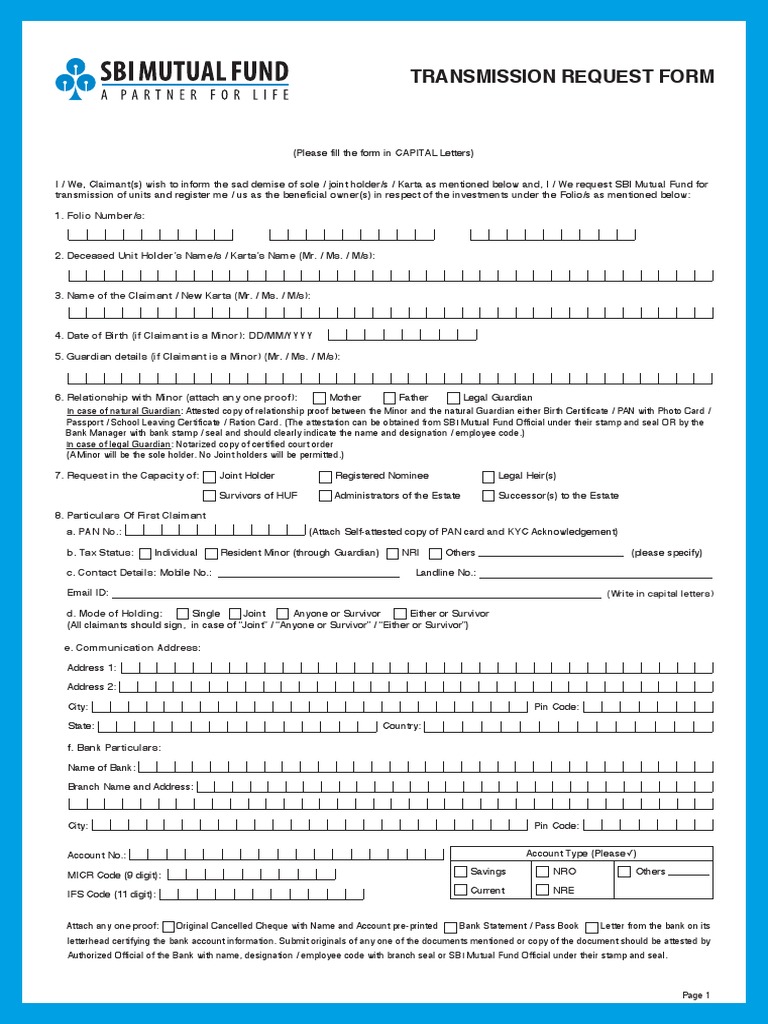 Transmission Request Form | PDF | Identity Document | Government
