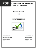 Structured Questionnaires | PDF | Questionnaire | Survey Methodology
