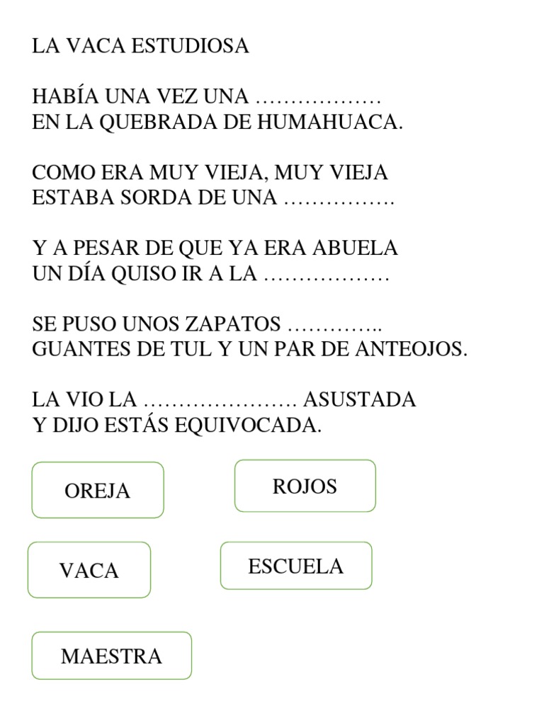 La Vaca Estudiosa | PDF