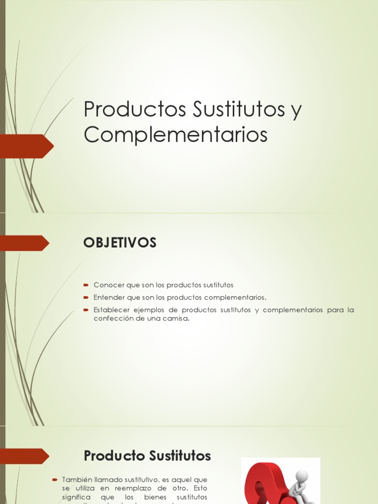 Productos Sustitutos y Complementarios | PDF | Bienes | Linaza