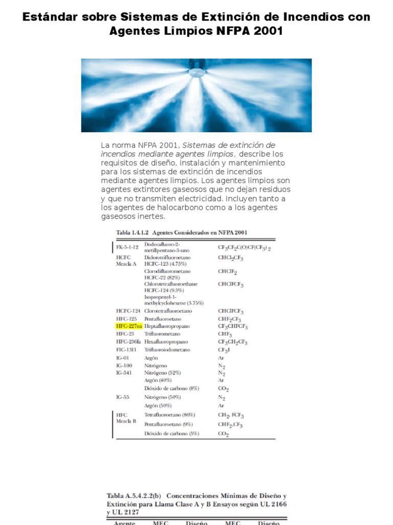 Nfpa 2001 | PDF