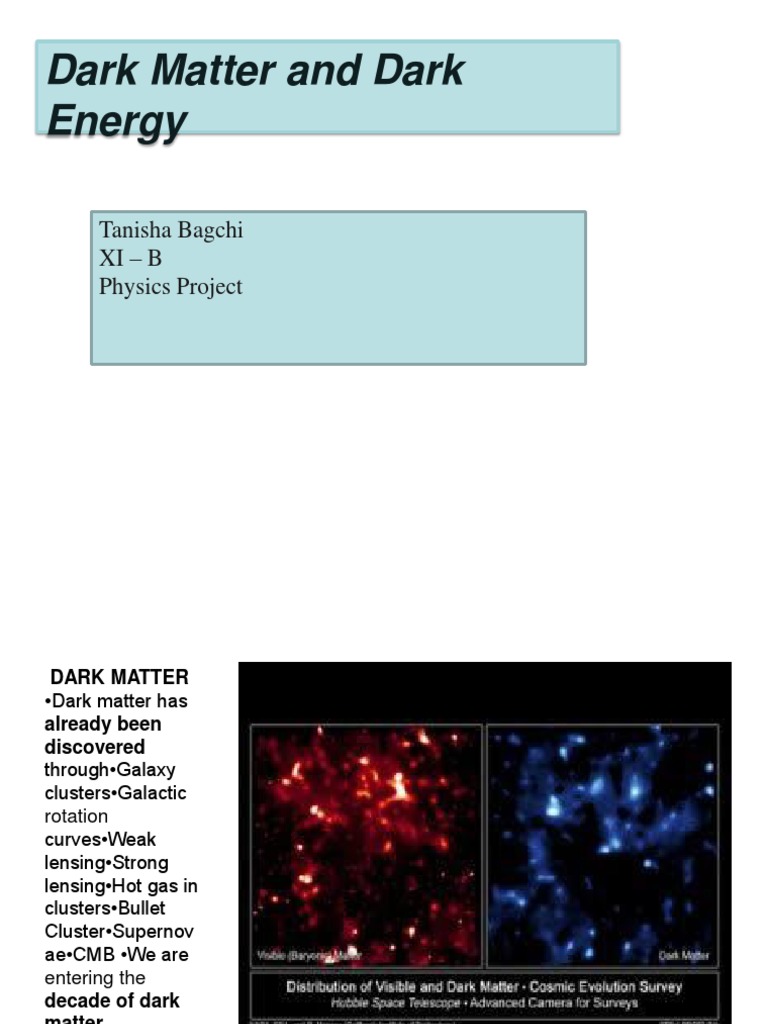 Dark-Matter Physics Project | PDF | Dark Matter | Galaxy