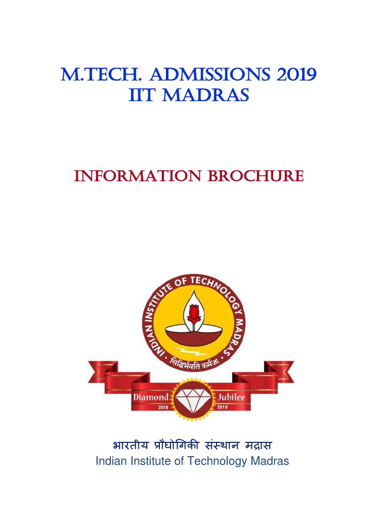 IB - MTech IITM 2019 PDF | PDF | Doctor Of Philosophy | Master Of Science IB - MTech IITM 2019 PDF | PDF | Doctor Of Philosophy | Master Of Science