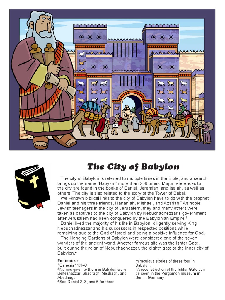 Cities of The Bible: The City of Babylon | PDF | Shadrach, Meshach, And ...