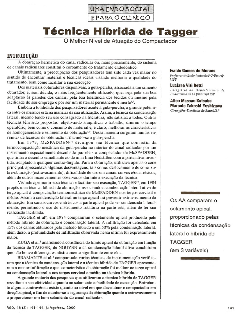 Técnica Hibrida de Tagger | PDF | Natureza | Ensino de Matemática Técnica Hibrida de Tagger | PDF | Natureza | Ensino de Matemática