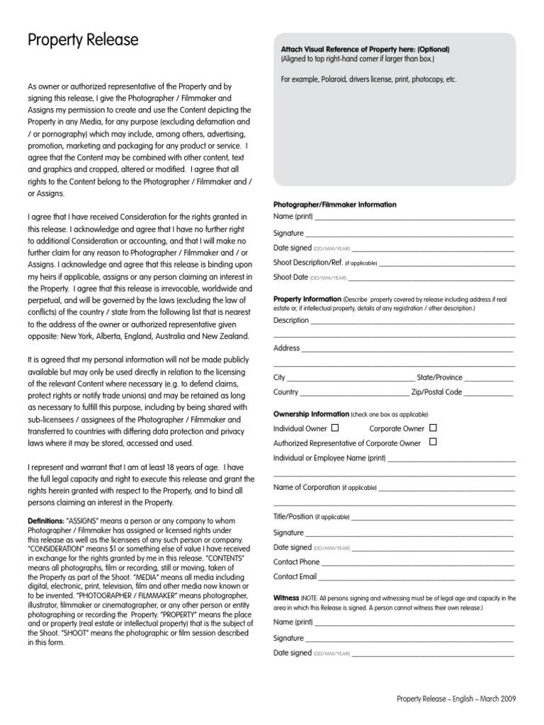 Getty Images Release | PDF | Photographer | Ownership