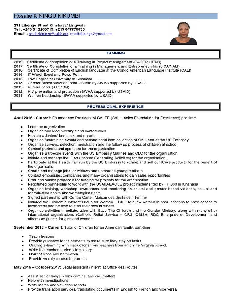 ROSE Resumé Updated | PDF | Mentorship | Teachers
