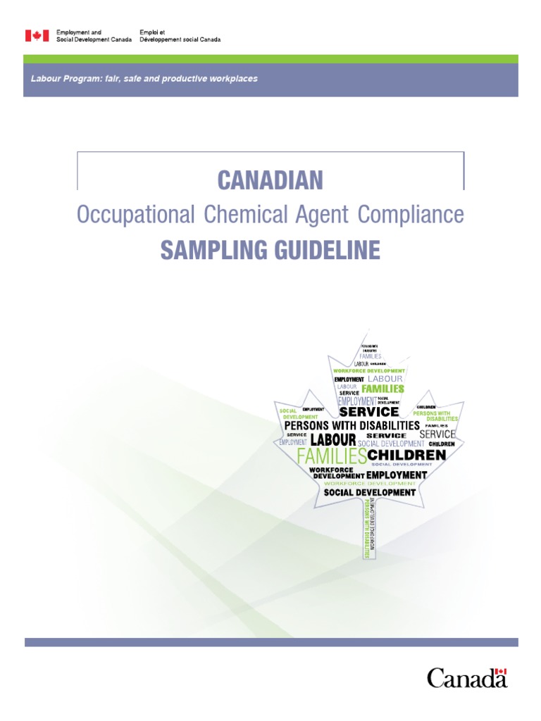 Sampling Guideline | PDF | Occupational Hygiene | Occupational Safety ...