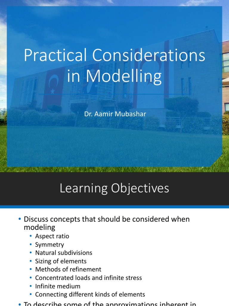 ME458 FEM - L4 - Practical Considerations | PDF | Finite Element Method | Stress (Mechanics)