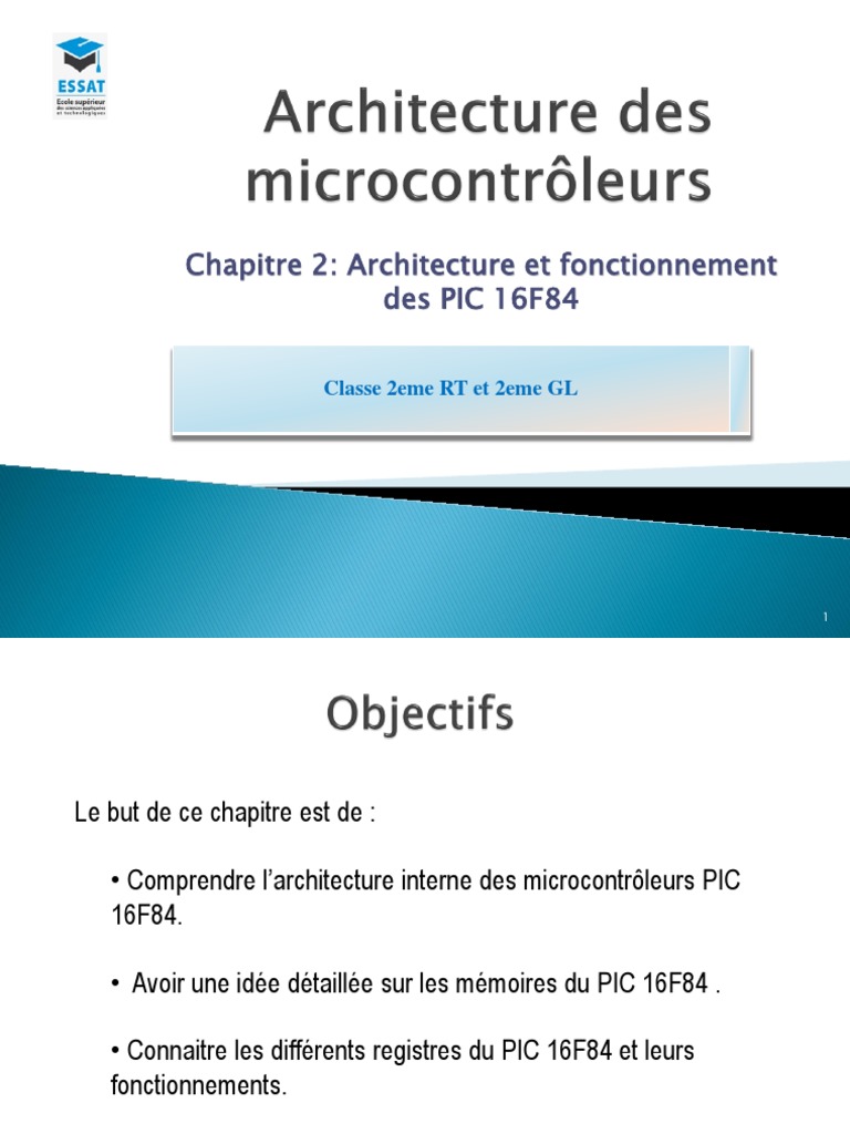 Cours Architecture Aux Microcontrôleurs | PDF | Microcontrôleur | Processeur