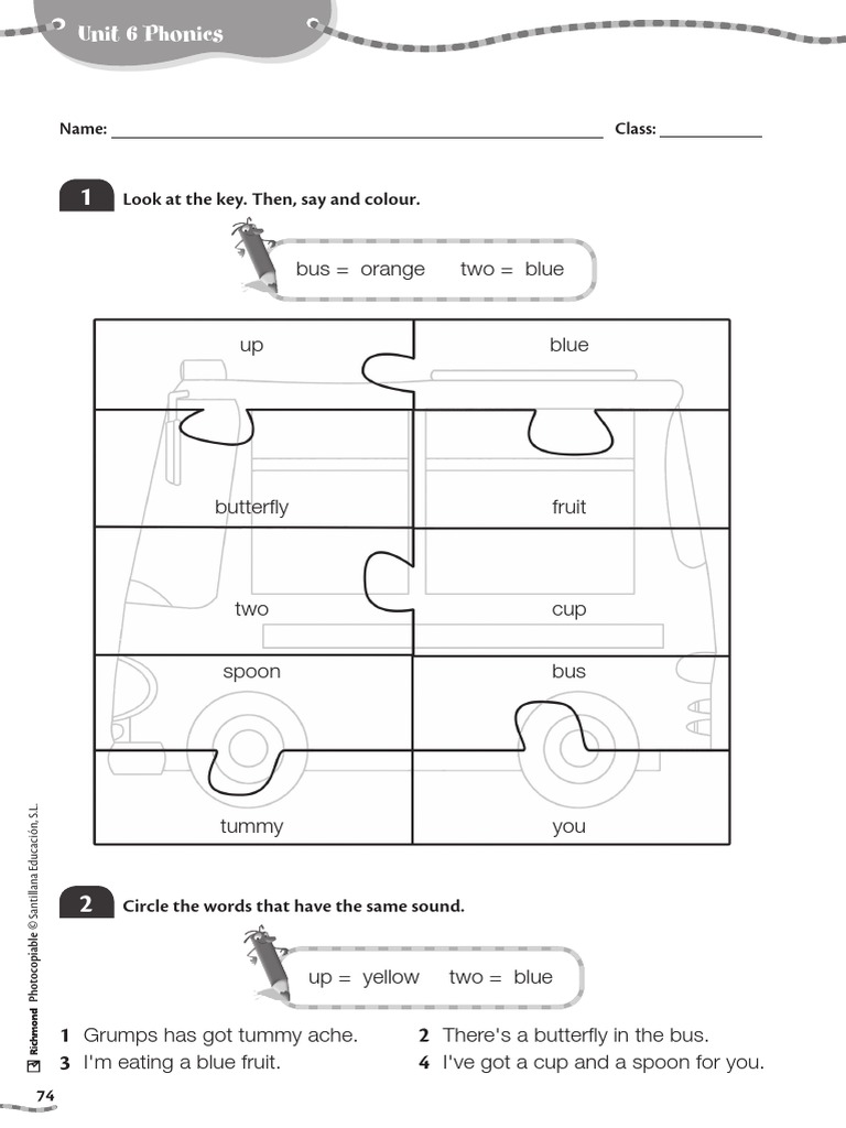 Wonder 2 Unit 6 Phonics | PDF