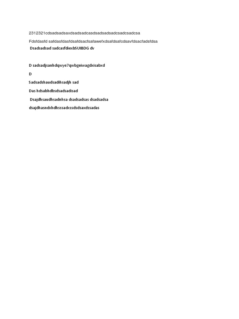 Dsadsadsad Sadcasfdiexbsuibdg DV | PDF