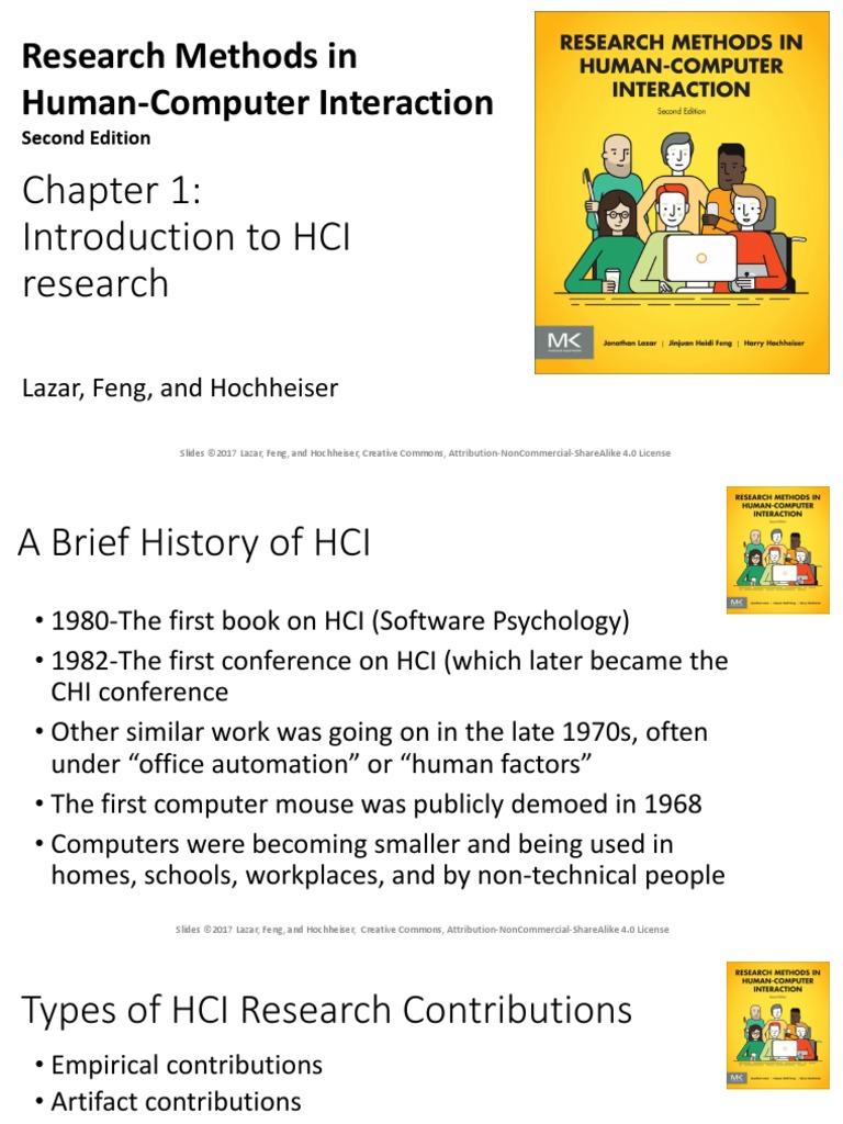 Research Methods in Human-Computer Interaction Second Edition Lazar ...