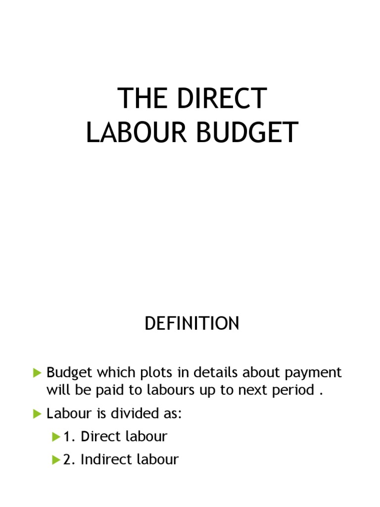 Direct Labour | PDF | Employment Compensation | Working Time