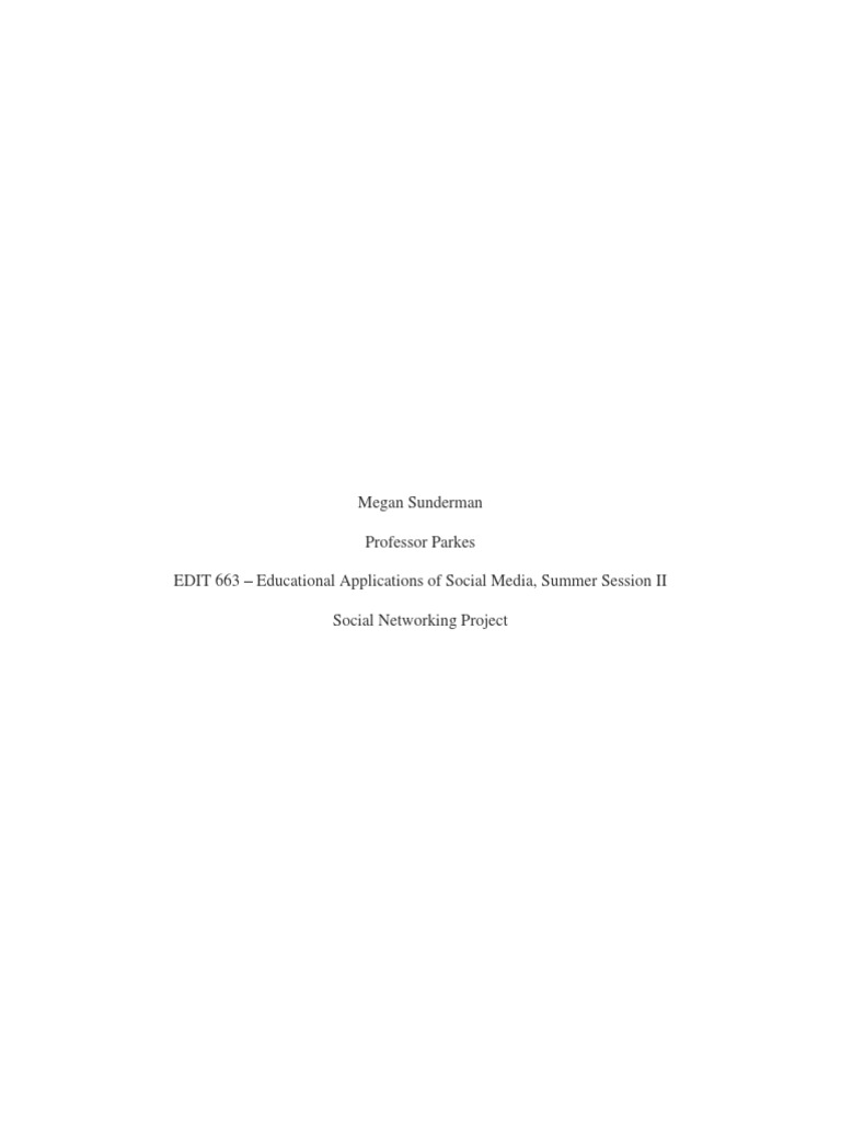 Social Network Project | PDF | Social Networking Service | Facebook