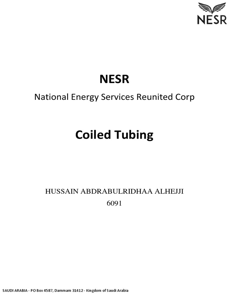 Coiled Tubing | PDF | Pump | Hydraulics