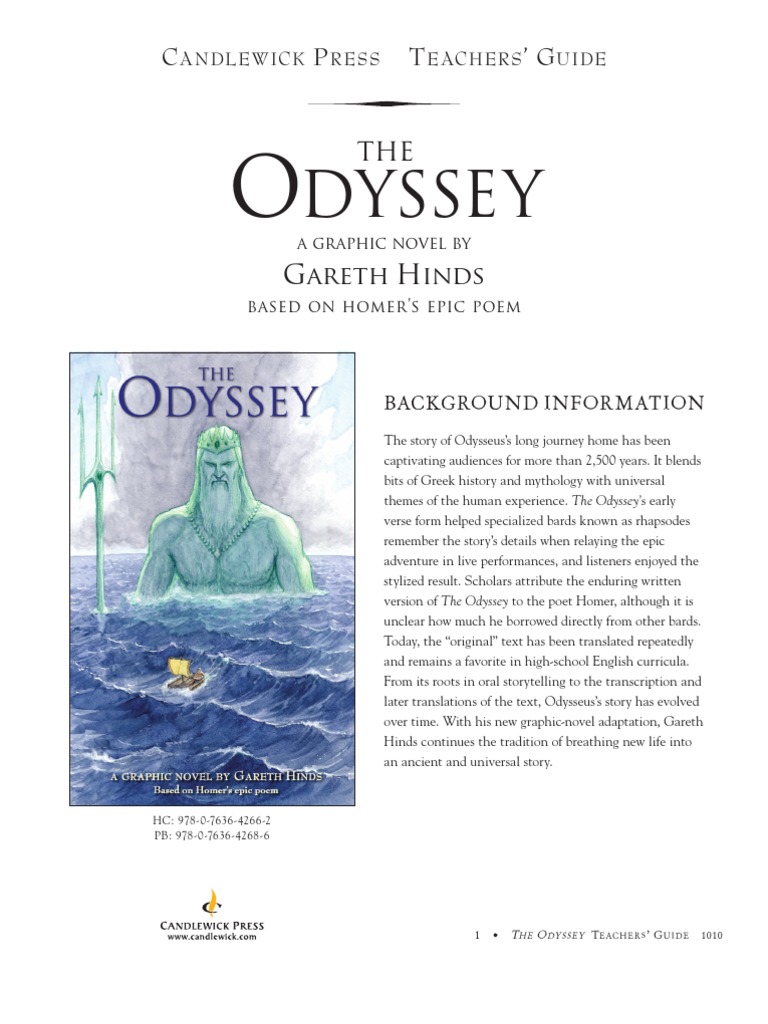 The Odyssey Teachers' Guide | PDF | Odyssey | Odysseus