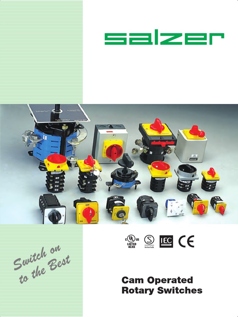 Salzer Catelouge PDF | PDF | Switch | Electric Power