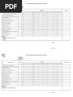 Form Checklist Monitoring Kebersihan Toilet | PDF