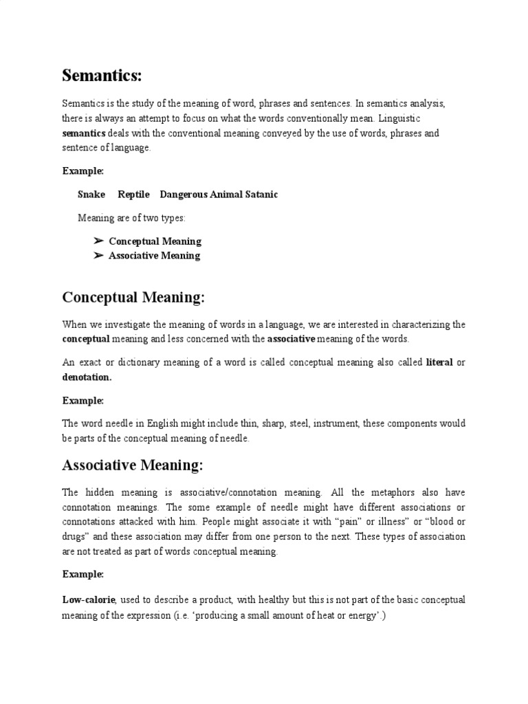 Semantics | Semantics | Syntax