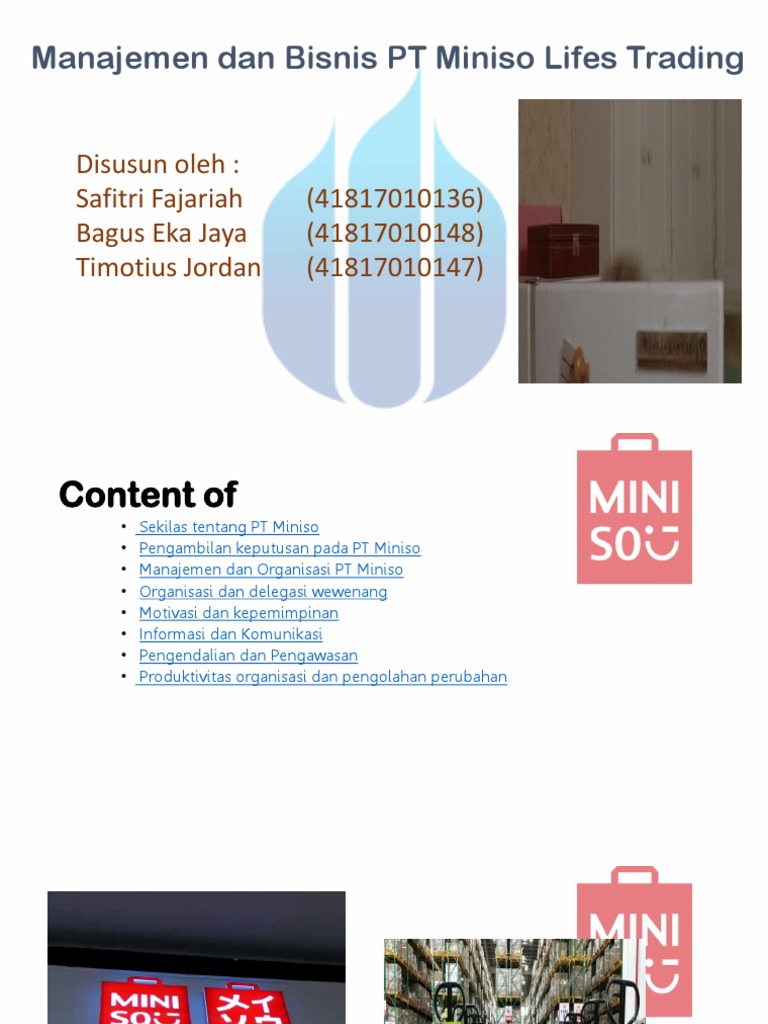Manajemen Miniso | PDF | Karier & Perkembangan | Bisnis