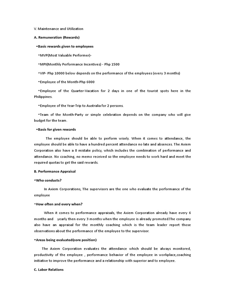 A. Remuneration (Rewards) - Basic Rewards Given To Employees | PDF