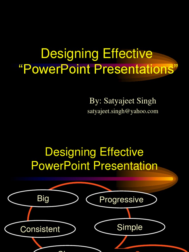 Effective PowerPoint Design Tips | PDF | Typefaces | Input/Output