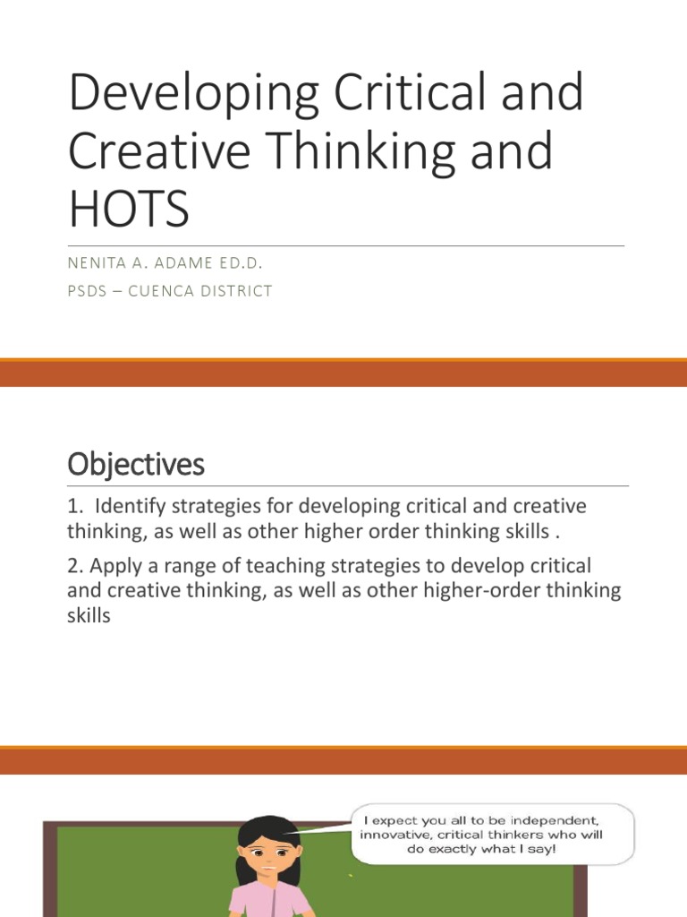 Hots | PDF | Learning | Creativity