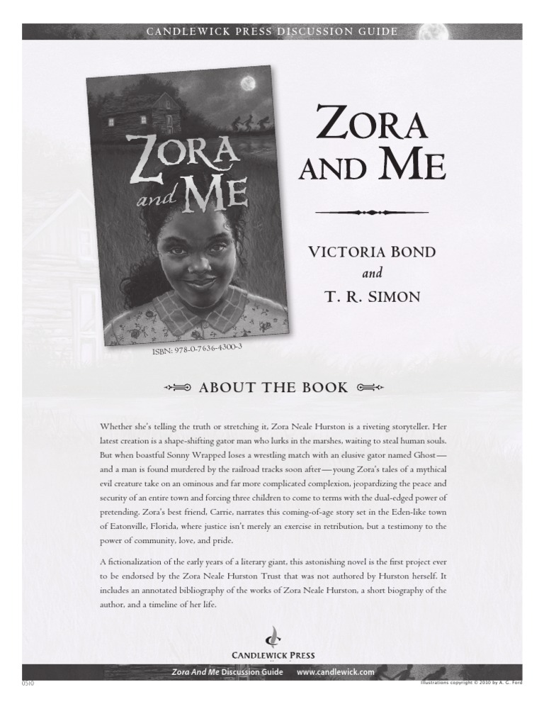 Zora And Me Discussion Guide Pdf