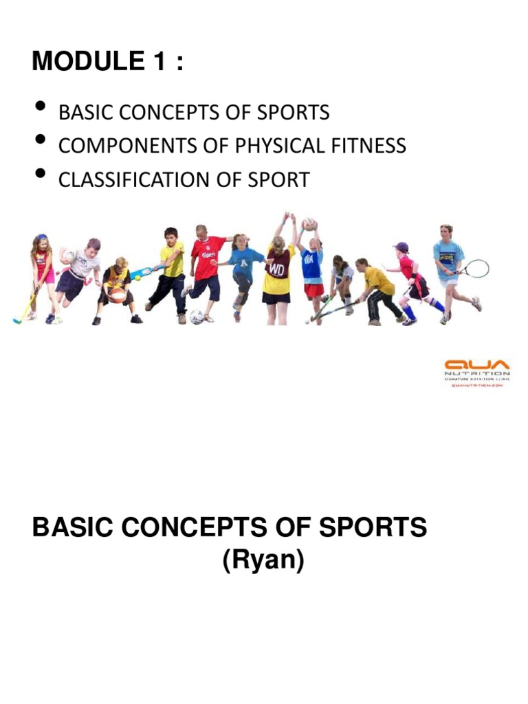 Basic Concepts of Sports Components of Physical Fitness Classification ...