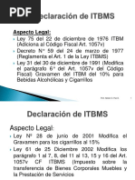 Guía sobre el ITBMS en Panamá | PDF | Impuestos | Bienes