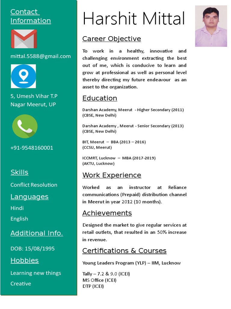 Harshit Mittal CV | PDF