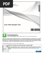 AGAT Test Sample Questions for Students | PDF | Reason | Cognition
