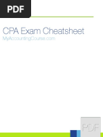 FAR CPA Exam Practice Questions | PDF | Depreciation | Stocks