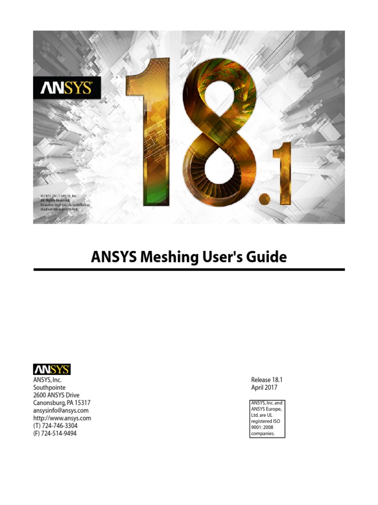 ANSYS Meshing Users Guide PDF | PDF | Trademark | License