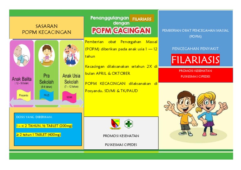 POPM Filariasis dan Kecacingan Anak | PDF | Kesehatan Holistik