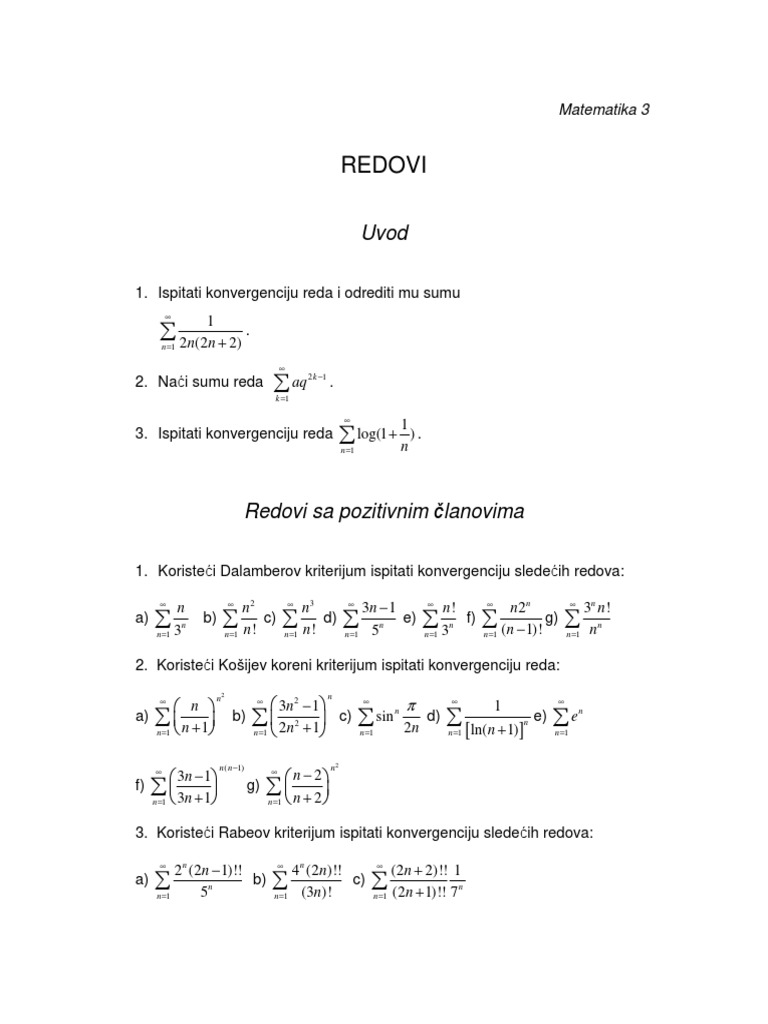 REDOVI | PDF