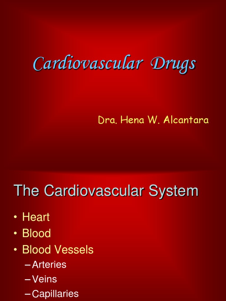 Pharmacology: Cardiovascular System | PDF | Coagulation ...
