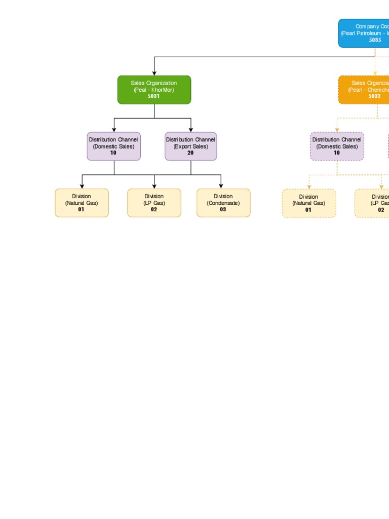 Company Code Structure for Pearl Petroleum Sales and Distribution | PDF