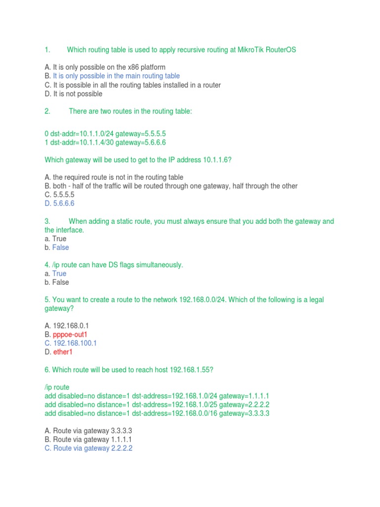 Mtcre Kompilasi | PDF | Router (Computing) | Ip Address