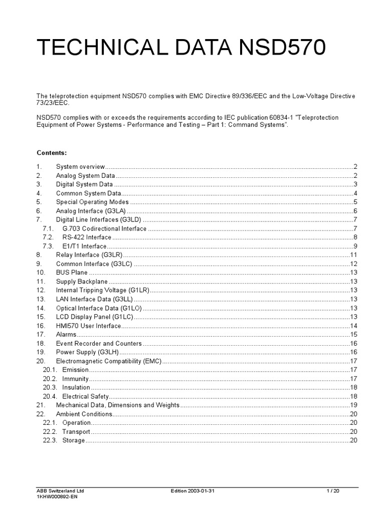 Technical Data NSD570 | PDF | Decibel | Electronic Engineering