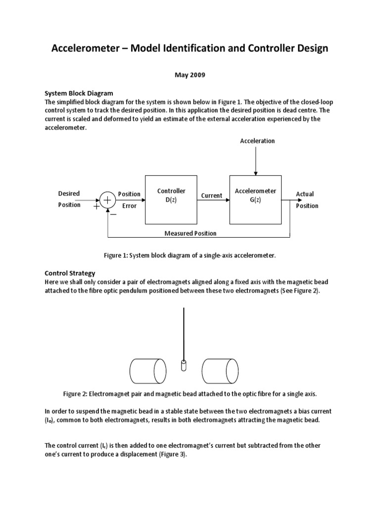 Model Identification and Controller Design | PDF | Control Theory | Accelerometer