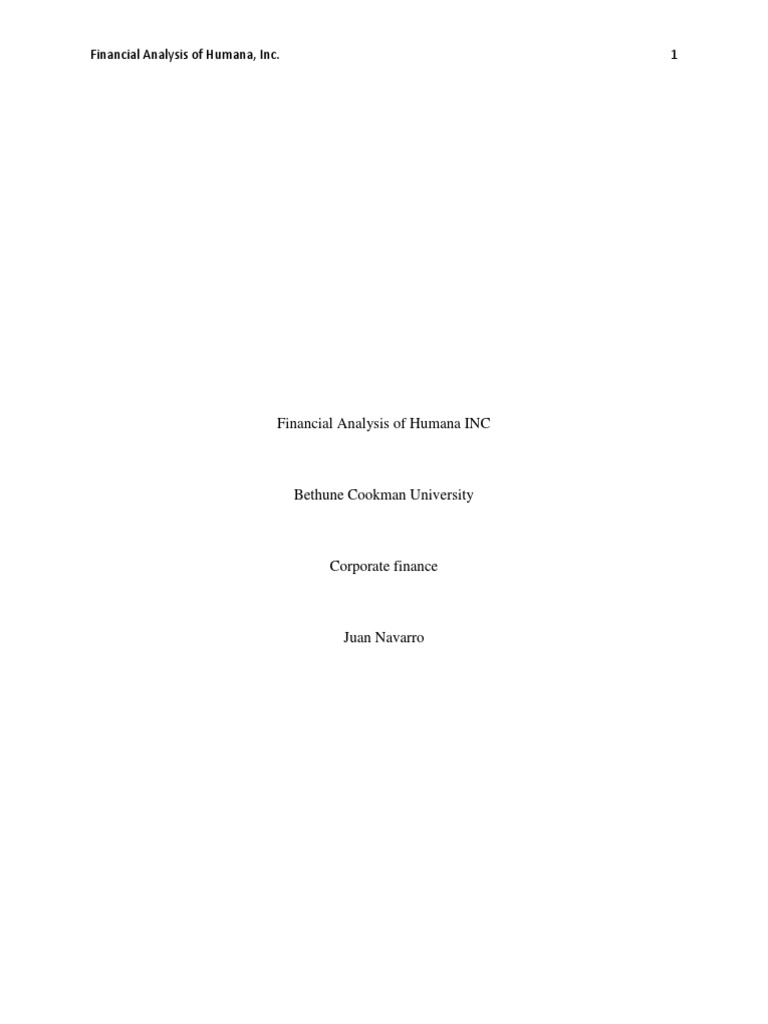 Financial Analysis Research Paper | PDF | Revenue | Financial Economics