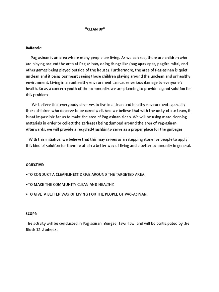 Clean Up | PDF | Wellness