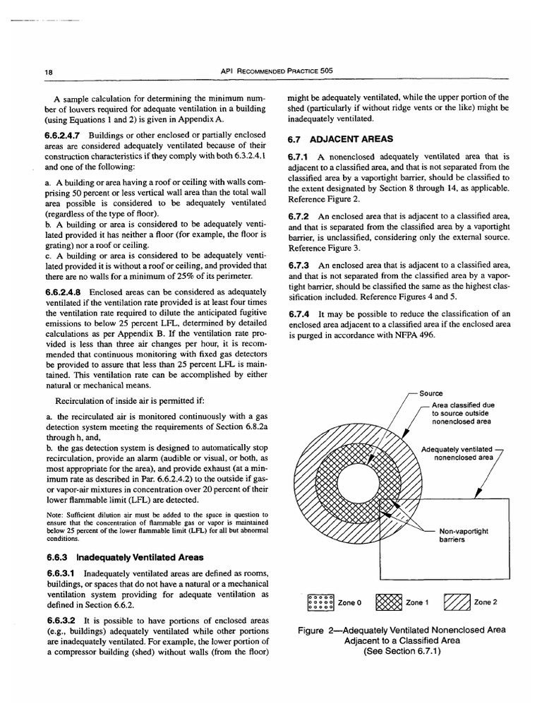 API RP505 Classfication Selected | PDF | Ventilation (Architecture ...