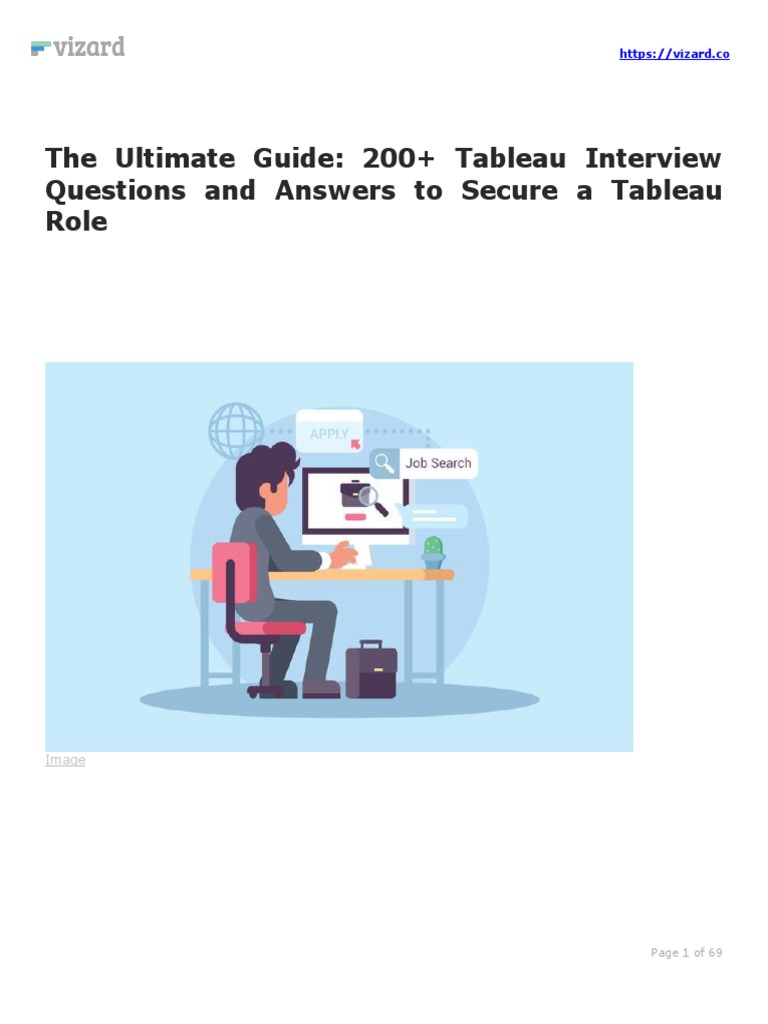 200 Tableau Interview Questions Guide PDF | PDF | Correlation And ...