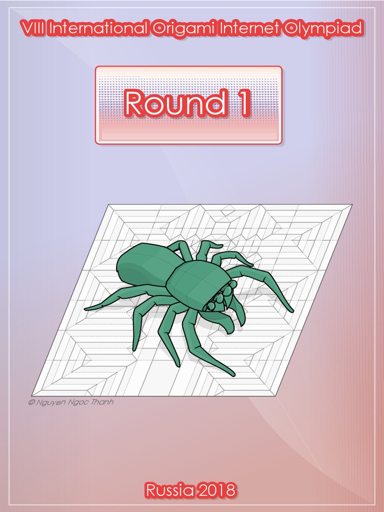 International Origami Internet Olympiad - 2018-1 PDF | PDF | Origami