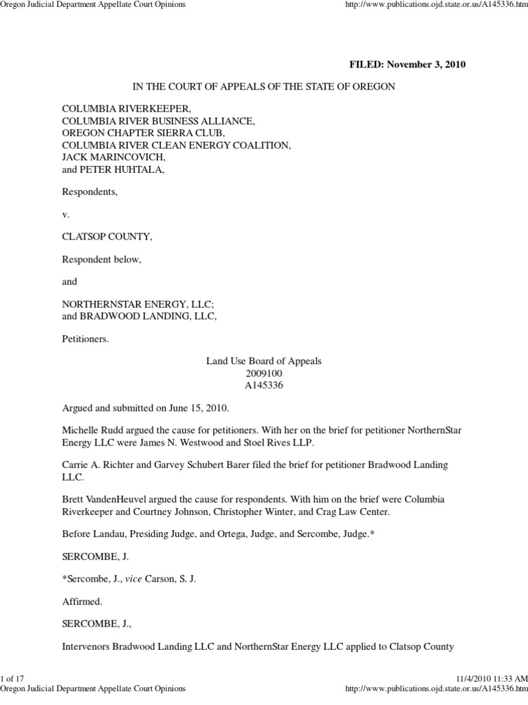 FILED: November 3, 2010 | PDF | Statutory Interpretation | Nature
