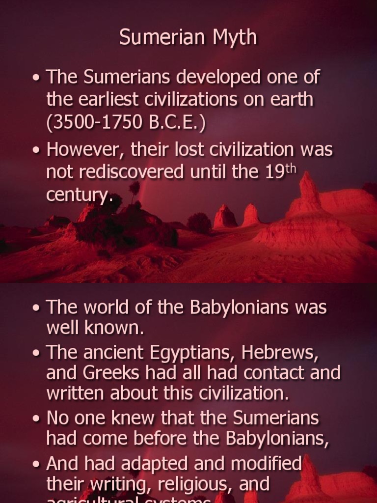 Sumerian GOds | PDF | Polytheism | Epic Of Gilgamesh